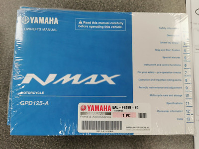 (60) Yamaha NMAX GPD125-A Owners Manual | eBay UK
