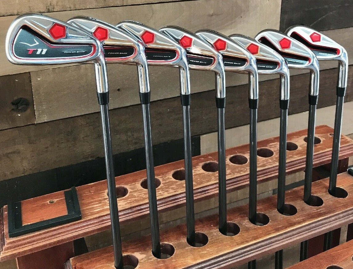 DEMO Mens T11 Custom Made Golf Clubs Iron Set 4-SW SENIOR Graphite 3188 ...
