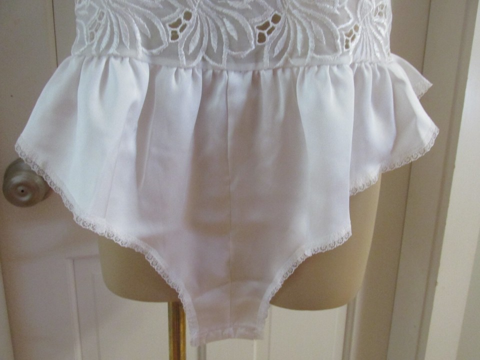 NWT VINTAGE 1980 VICTORIA’S SECRET GOLD LABEL TEDDY ROMPER CHEMISE BODY ...