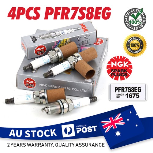 4pcs NGK PFR7S8EG (1675) Laser Platinum Spark Plugs For AUDI Q3 Q5 R8 ...