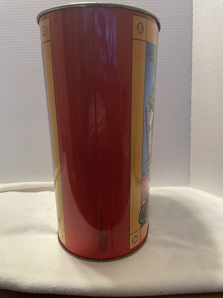Vintage 1980s TMNT Cowabunga Metal Trash Can | eBay