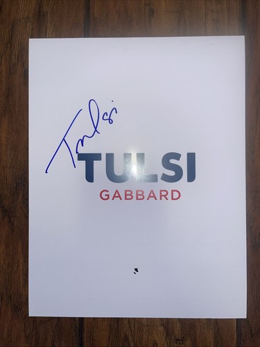 Tulsi Gabbard Signed Autograph 8x10 Photo Donald Trump President MAGA ...
