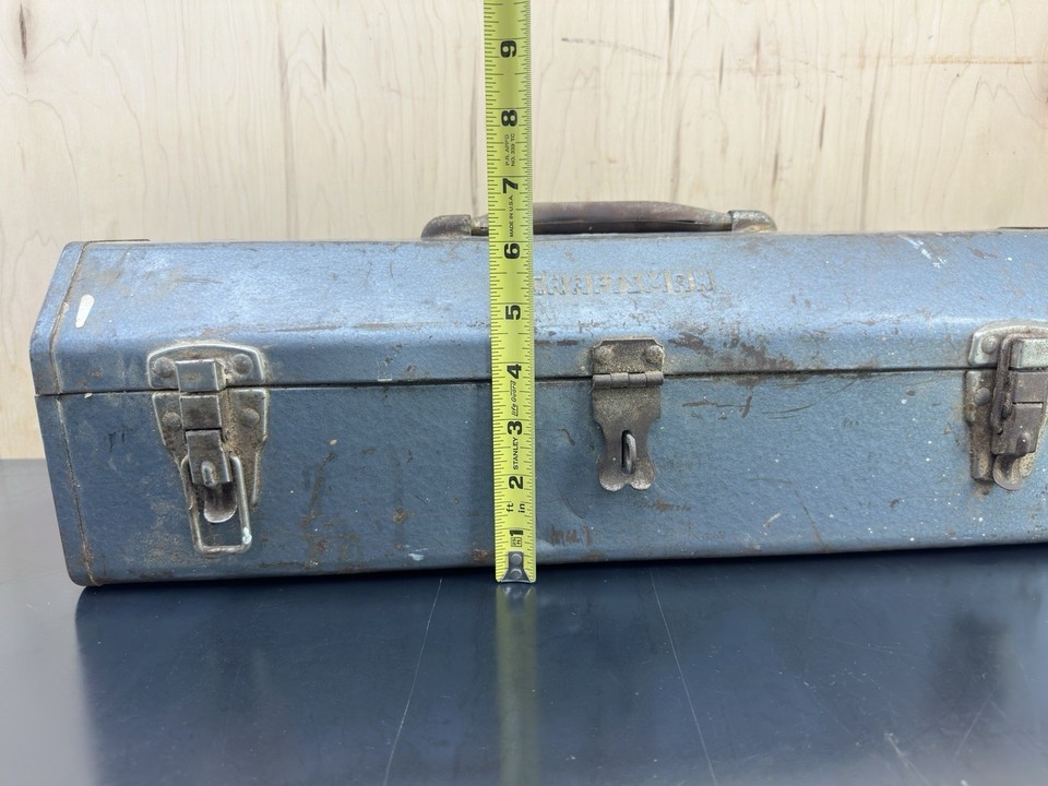 Used VTG Made In USA Craftsman 6516 Tombstone Hip Roof Metal Toolbox No ...