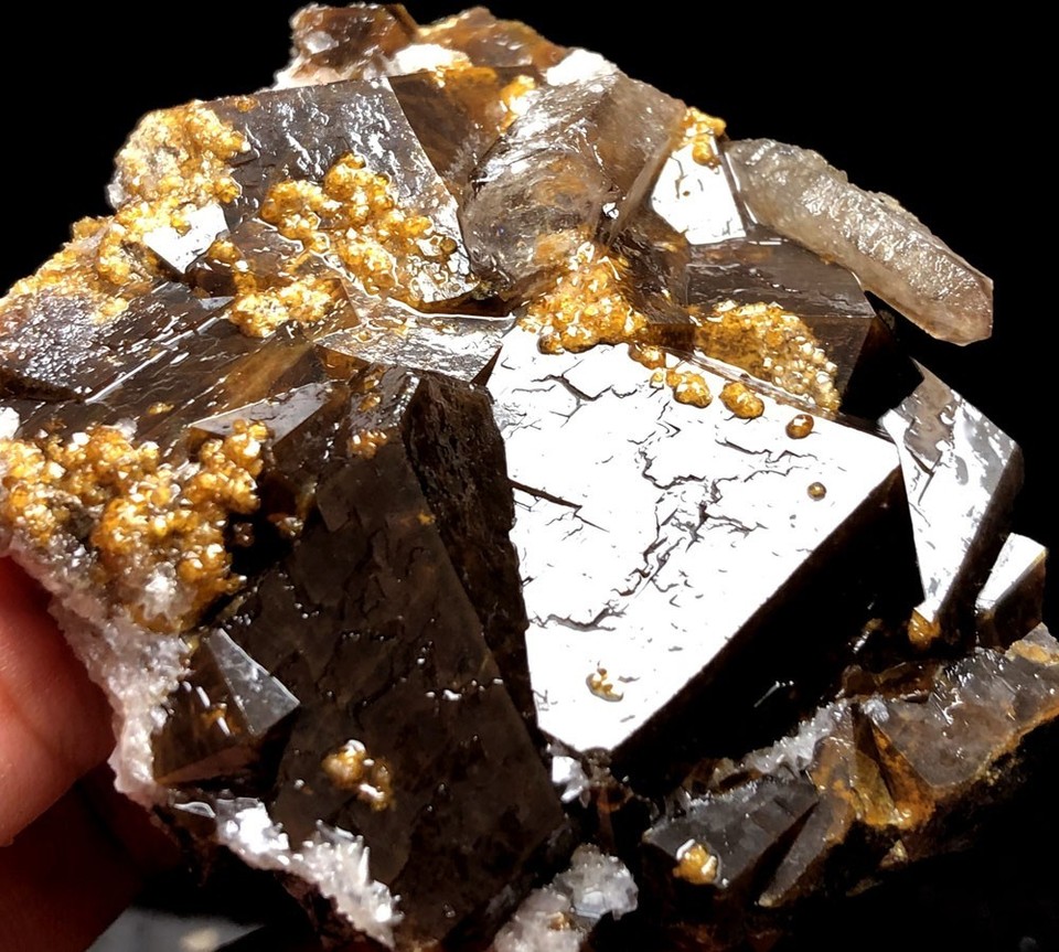 189g Natural chocolate Garnet Quartz Garnet Quartz crystal Inner ...