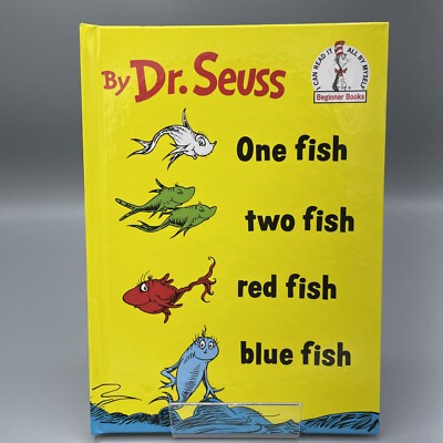 One Fish, Two Fish, Red Fish, Blue Fish by Dr. Seuss (1960, Library ...