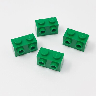 11211 LEGO Parts Brick Modified 1x2 w/ Studs On One Side GREEN (4) | eBay