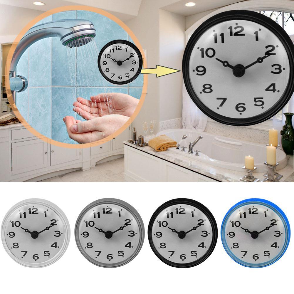 Wall Clock For Bathroom Waterproof Bathroom Clock Silent Non Ticking