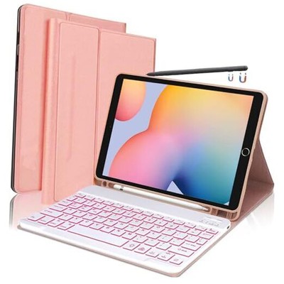 Keyboard Case for Samsung Galaxy Tab S6 Samsung Tab S6 Lite 10.4" Rose ...