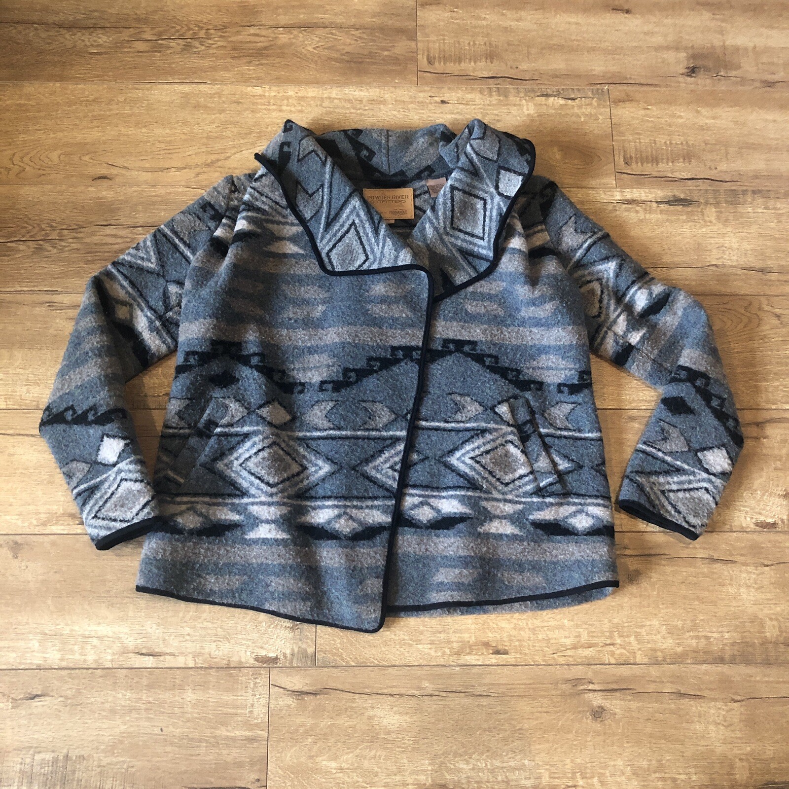 Panhandle Powder River Outfitters Aztec Print Coat Size Small | eBay