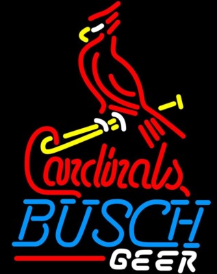 St. Louis Cardinals Beer Neon Sign 19"x15" Lamp Beer Bar Sport Pub Wall ...