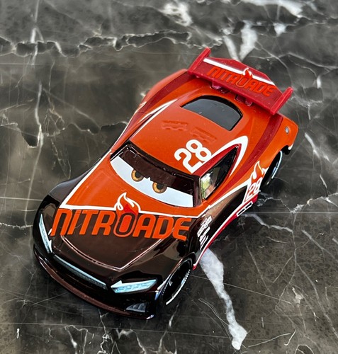 DISNEY PIXAR CARS "#28 TIM TREADLESS...A.K.A. NITROADE" NEW, LOOSE ...