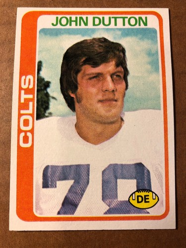1978 Topps Football Card #280, John Dutton, MINT (BIGJ’S) Baltimore ...