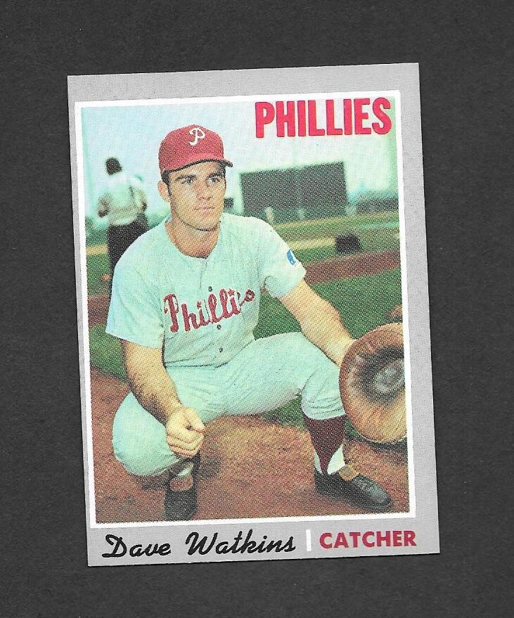 1970 TOPPS BASEBALL #168 DAVE WATKINS NRMT MJ | eBay