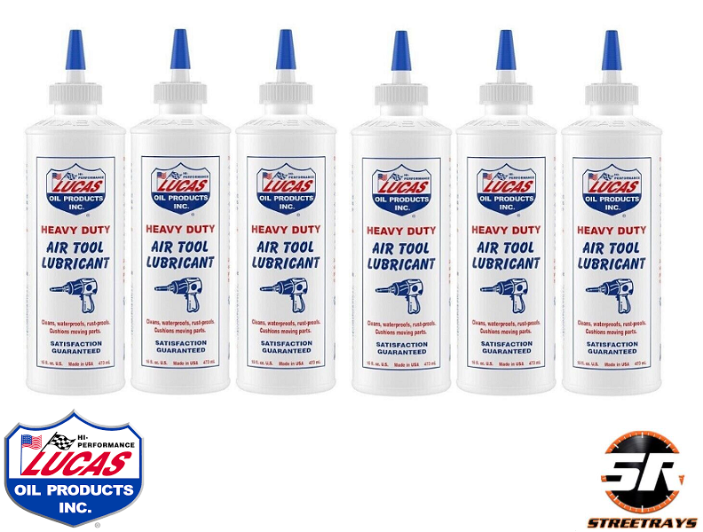Lucas Oil Impact Wrench Air Tool Lubricant 16 oz 1 Pint Bottle 10216 (6 ...