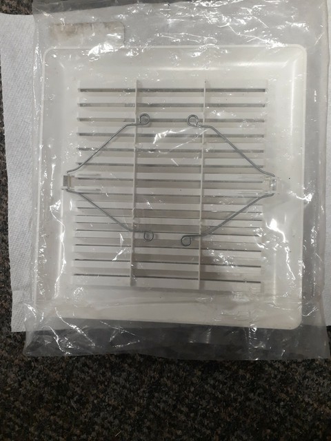 Broan 688 Ceiling and Wall Mount Fan 50 CFM 4.0 Sones White Plastic ...
