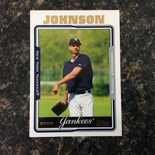 2005 Topps #370 Randy Johnson New York Yankees | eBay