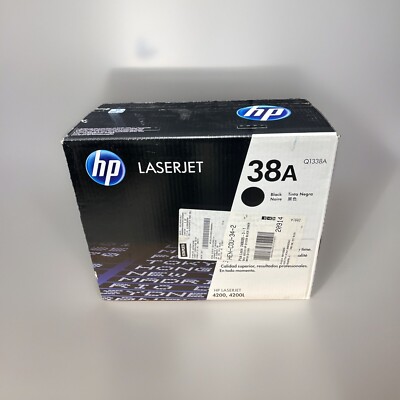 HP Laserjet 38A Q1338A - Brand New Sealed Black Toner Cartridge Genuine ...