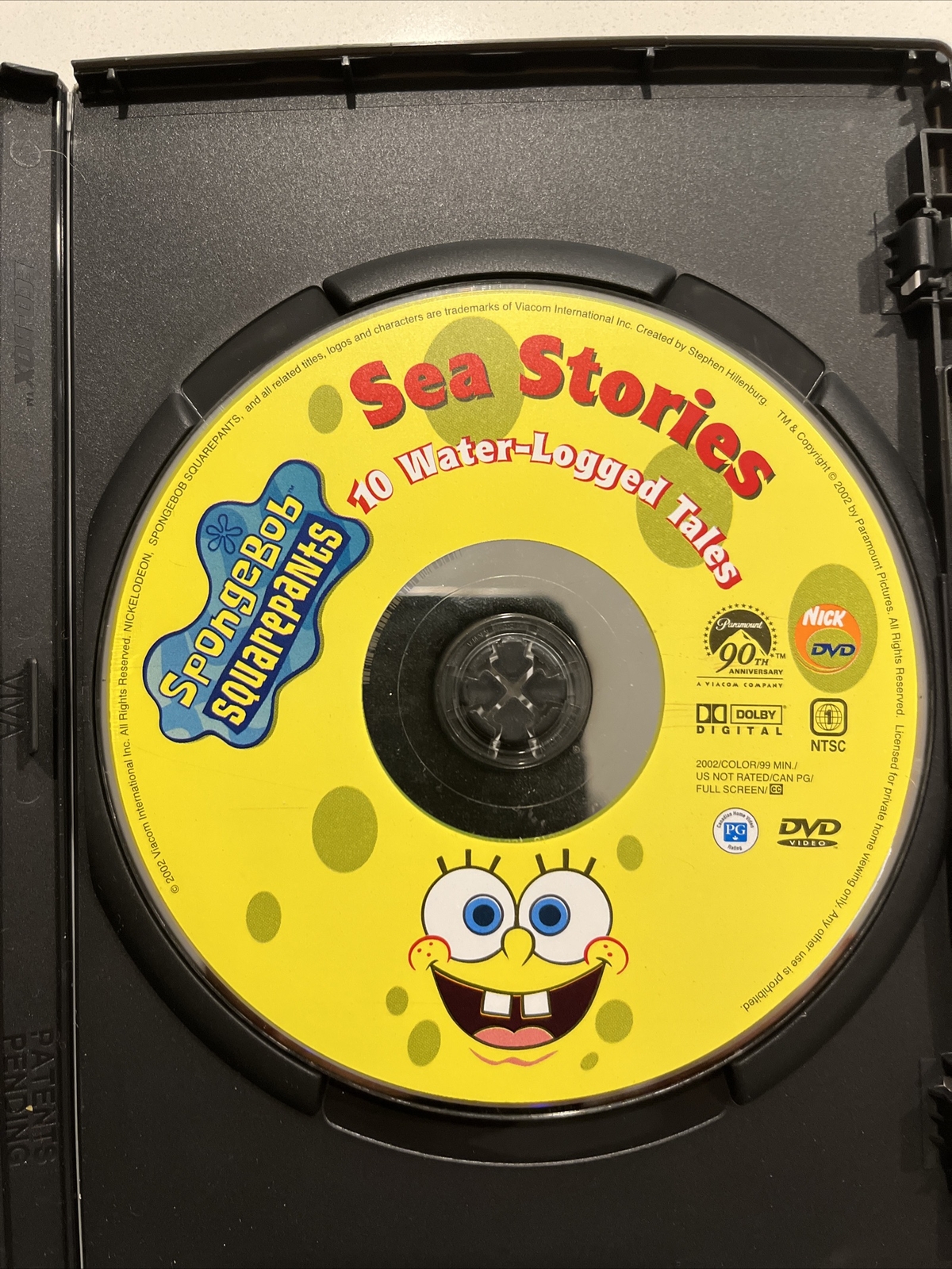 Nickelodeon Spongebob Squarepants Sea Stories 10 Water-Logged Tales DVD ...