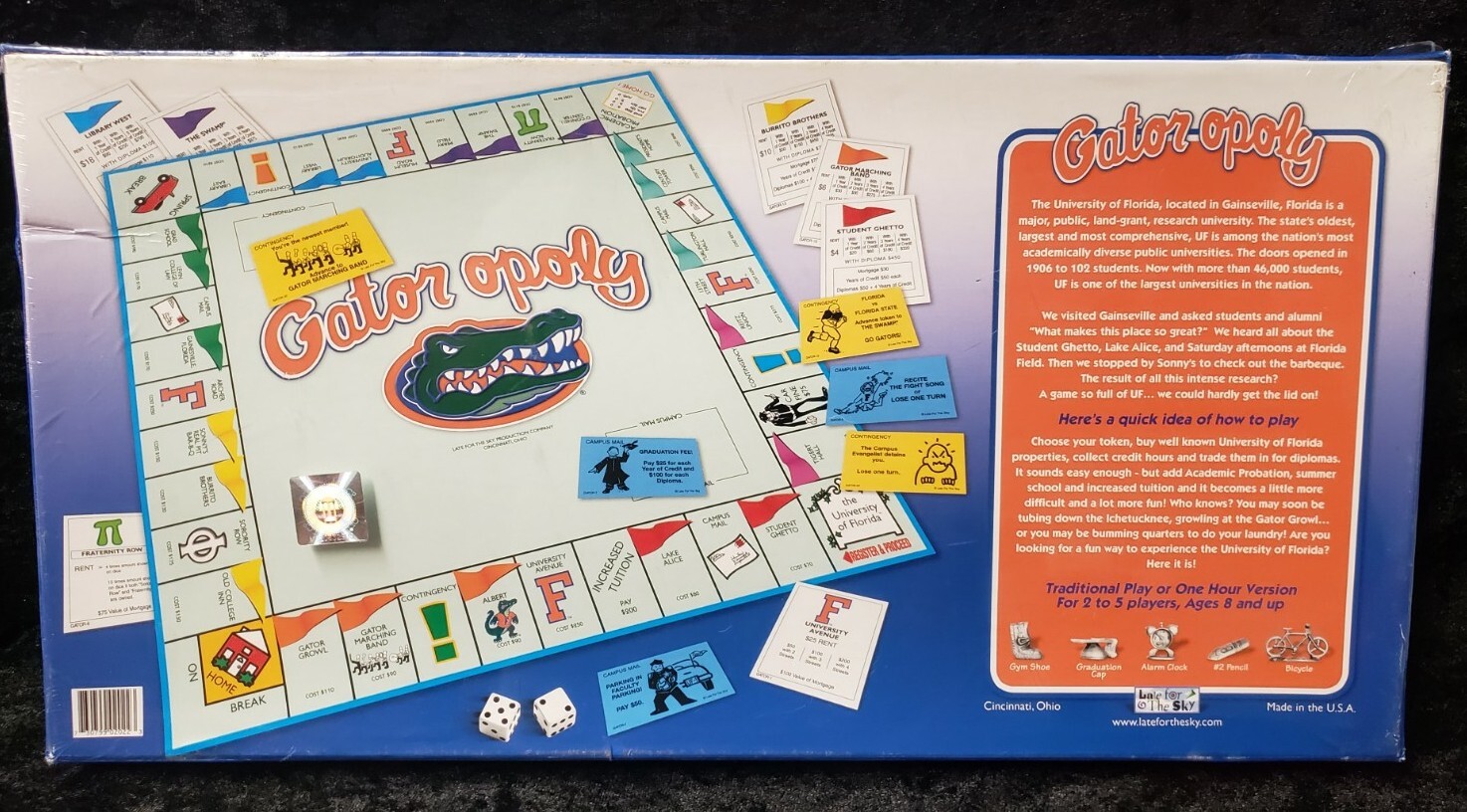 Vintage+Gatoropoly+Monopoly+Board+Game+University+of+Florida+Gators for ...