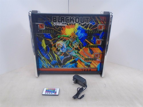 Williams Blackout Pinball Head LED Display light box | eBay
