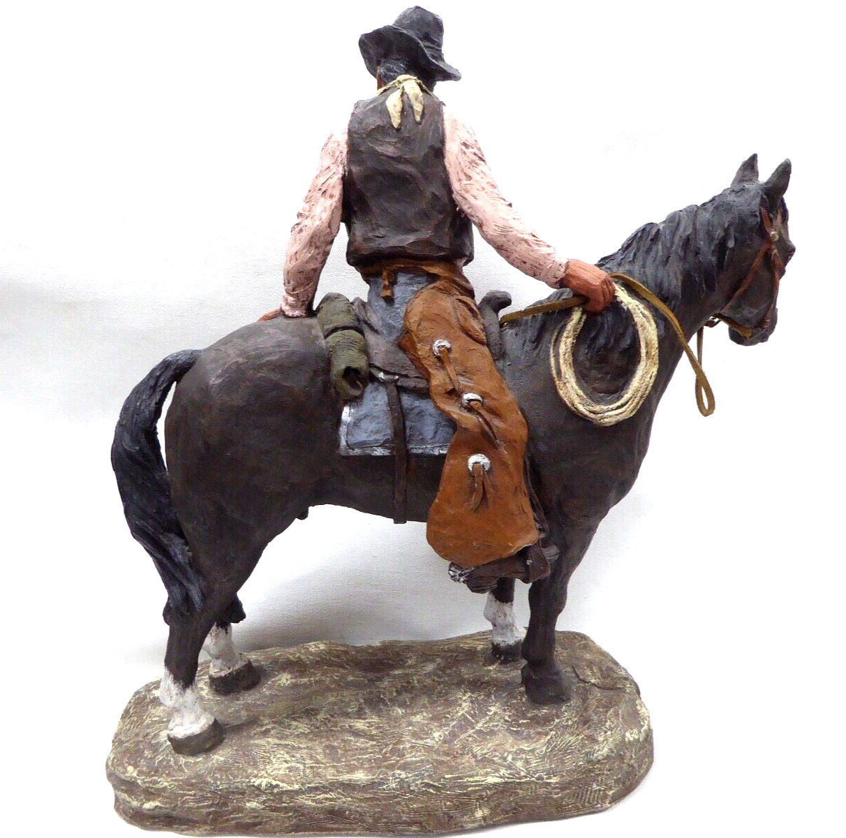 MONFORT ORIGINAL WESTERN SCULPTURE JOHN WAYNE THE HERDER EXCELLENT ...