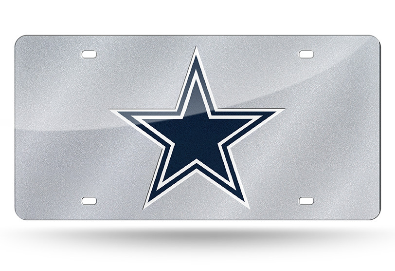 Dallas Cowboys NFL Football Mirror License Plate - Auto Tag - Vanity ...