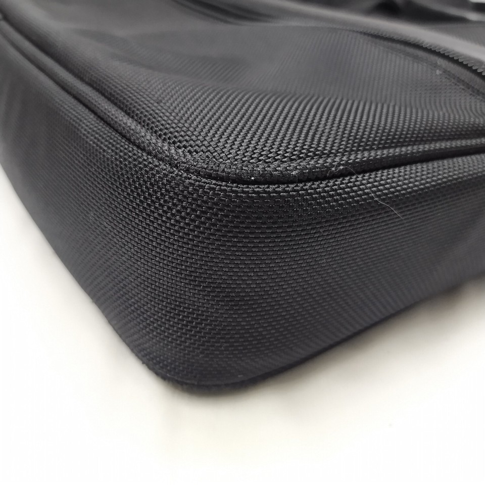 Tumi 2 Way Black Nylon Zipper Around Laptop Briefcase Messenger Bag | eBay