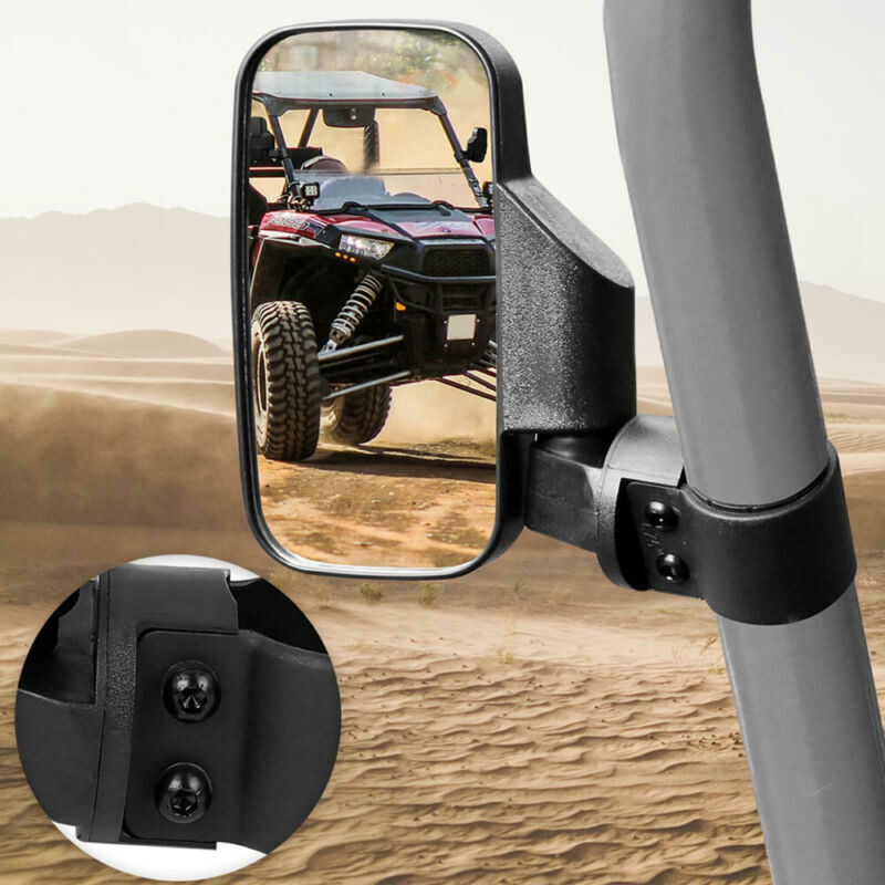 UTV Rear View Side Mirrors Set For Polaris Ranger RZR XP Crew 570 800 ...