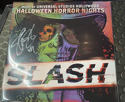 Slash Signed Universal Studios Halloween Horror Nights Vinyl LP ...
