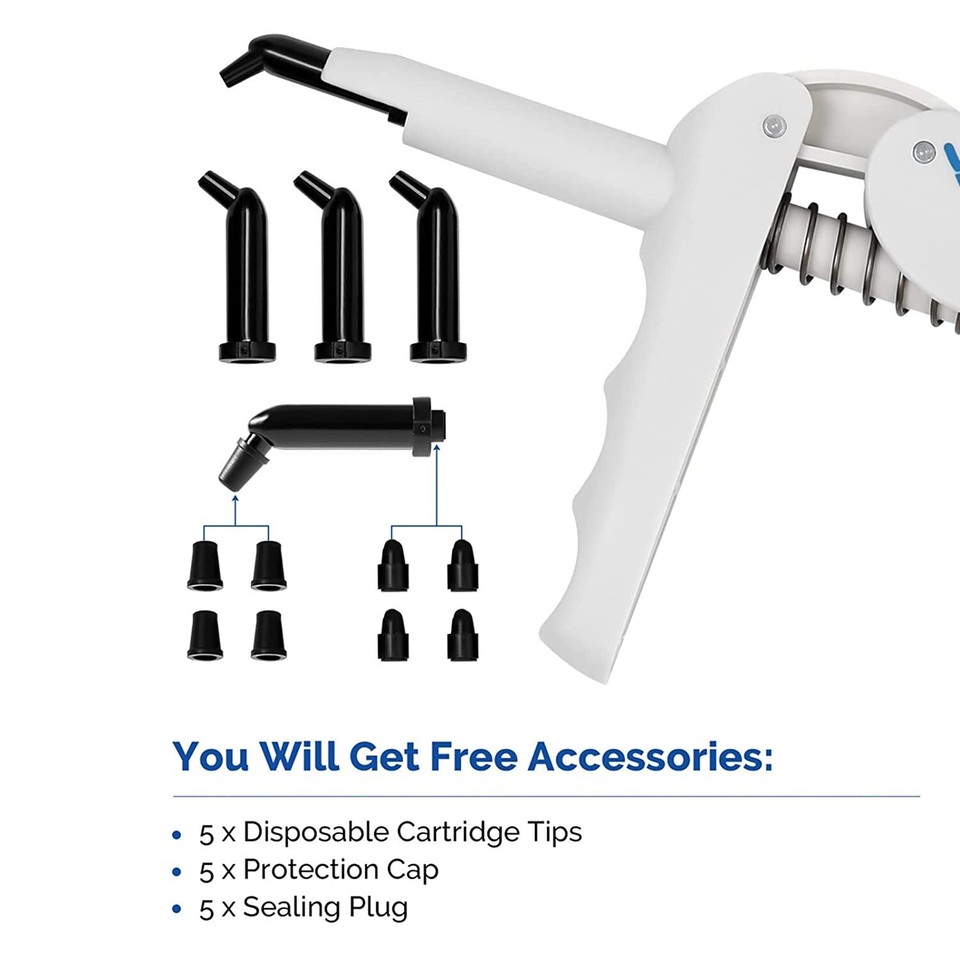5 Pack Dental Composite Gun Dispenser Applicator, Autoclavable ...