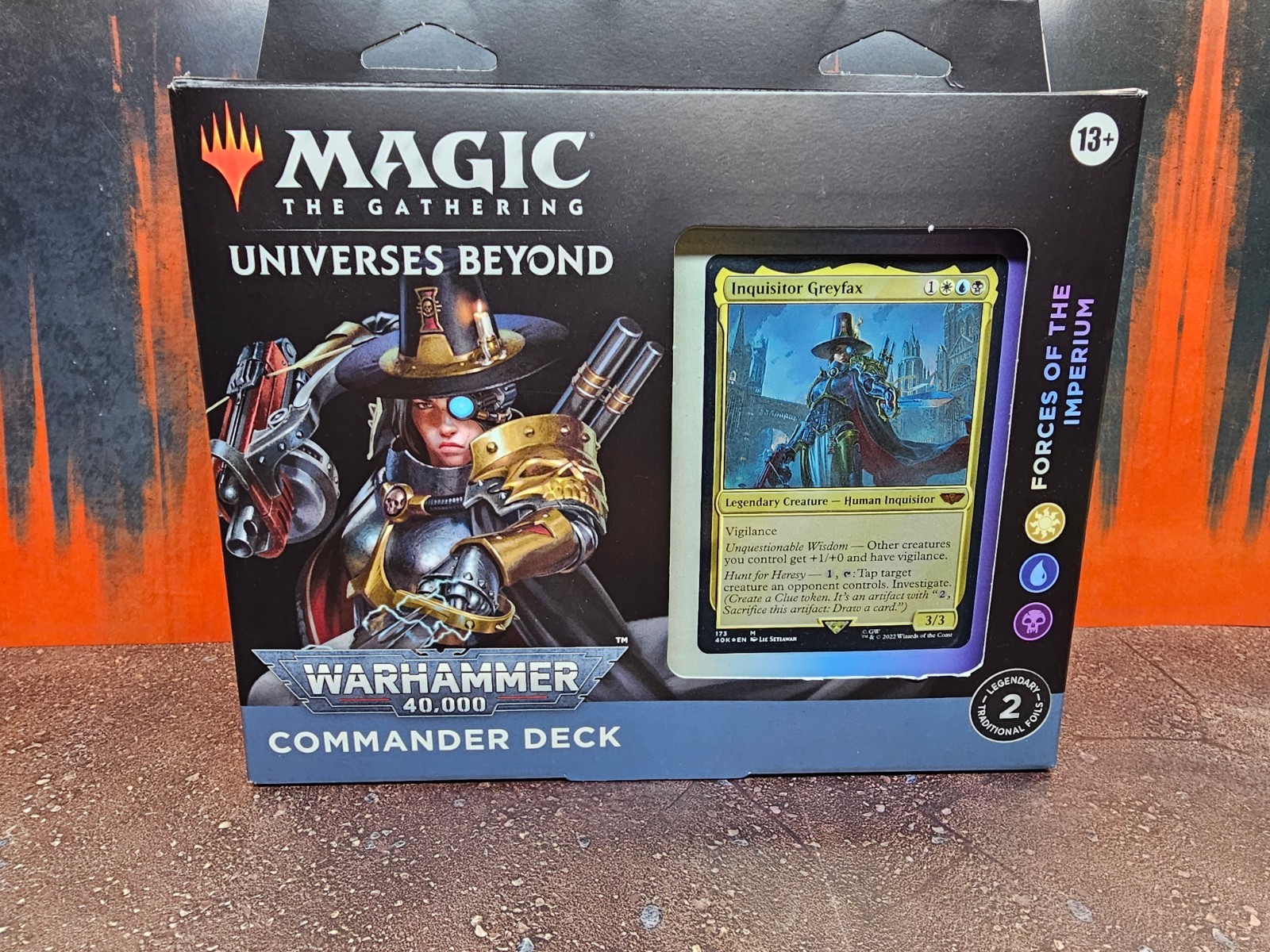 MTG x Warhammer 40K Sealed Commander Deck Forces of the Imperium | eBay