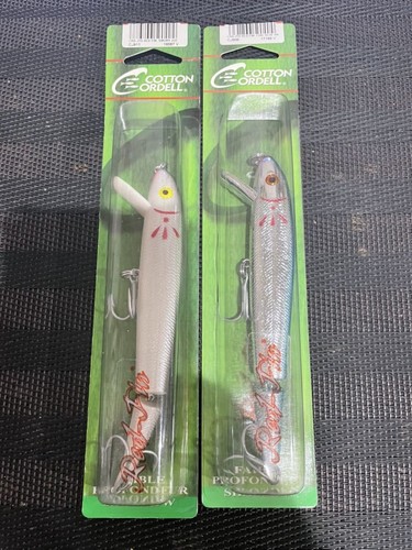 Two Cotton Cordell Jointed Red Fin CJ9 lures, , by Smith | eBay Australia