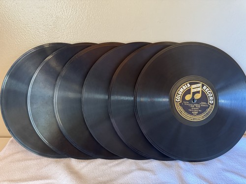 Lot of 6 Columbia vintage early 1900 albums 10 inch 78 rpm | eBay