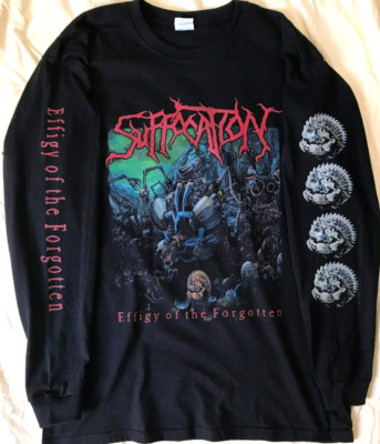 Suffocation Long sleeve L shirt Cancer Autopsy Dismember Asphyx ...