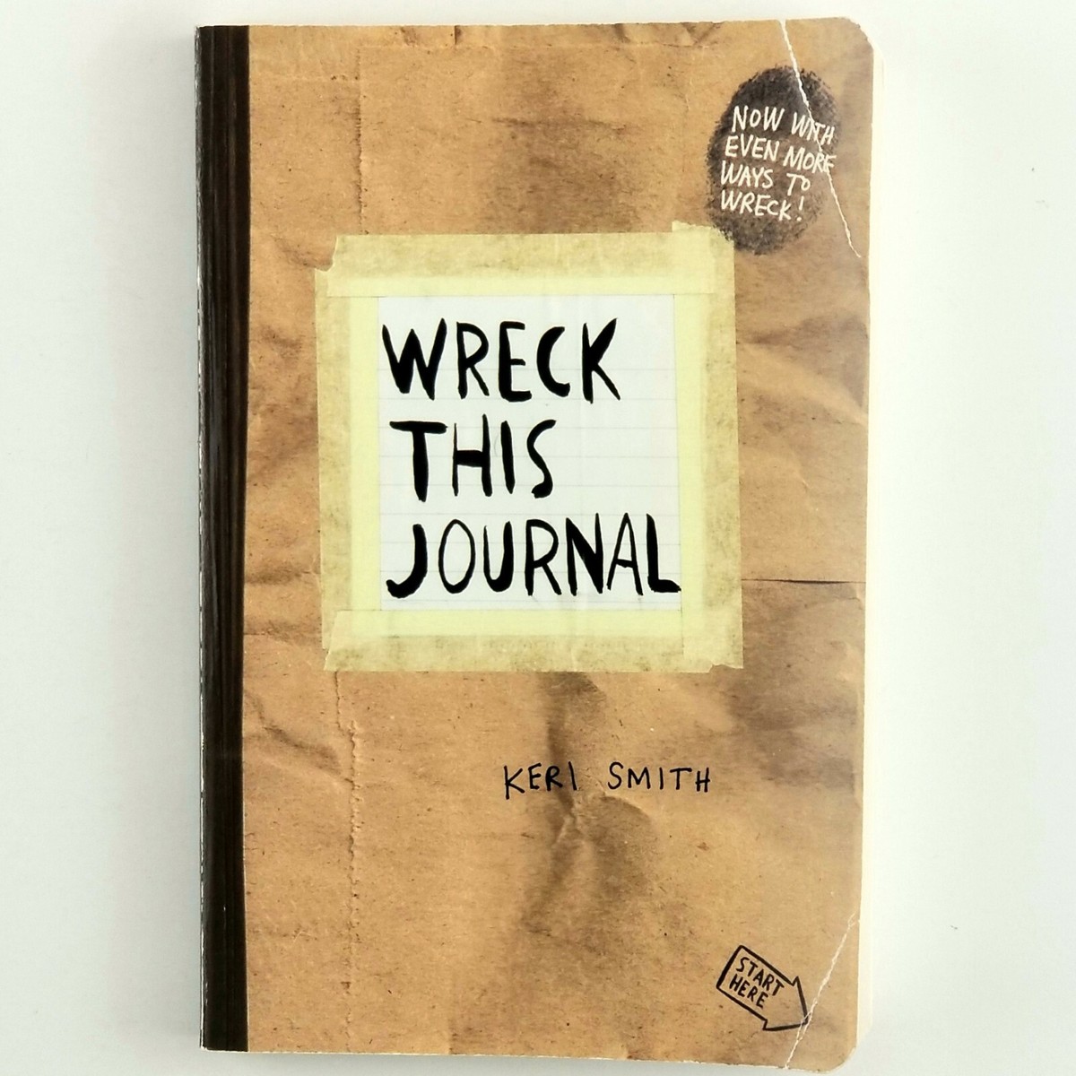 Wreck This Journal Write One Word Over And Over Shop Signed Fiction