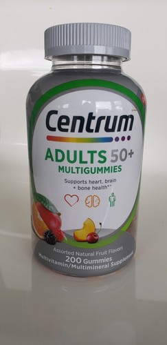 Centrum MultiGummies Multivitamin Gummies for Adults 50 + (200 ct.) Exp ...