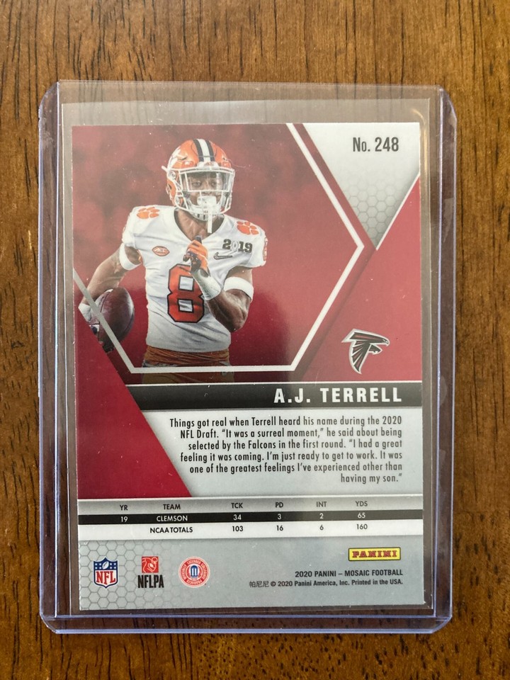 2020 Panini Mosaic A.J. Terrell (AJ) RC Rookie #248 | eBay
