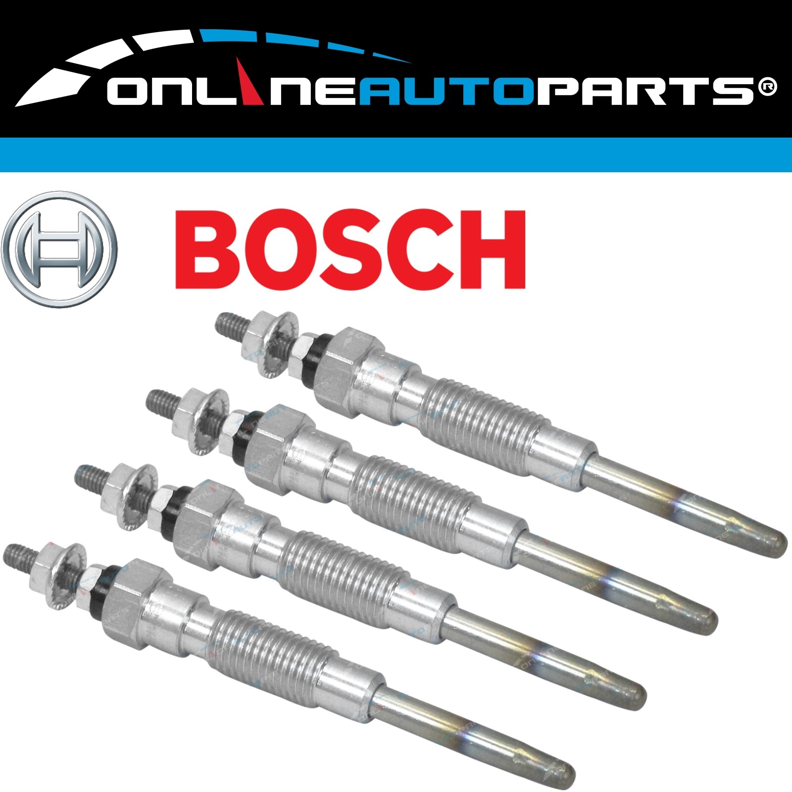 4 Glow Plugs for Hilux LN106 LN107 LN111 LN85 LN86 1988~99 Diesel 4cyl ...