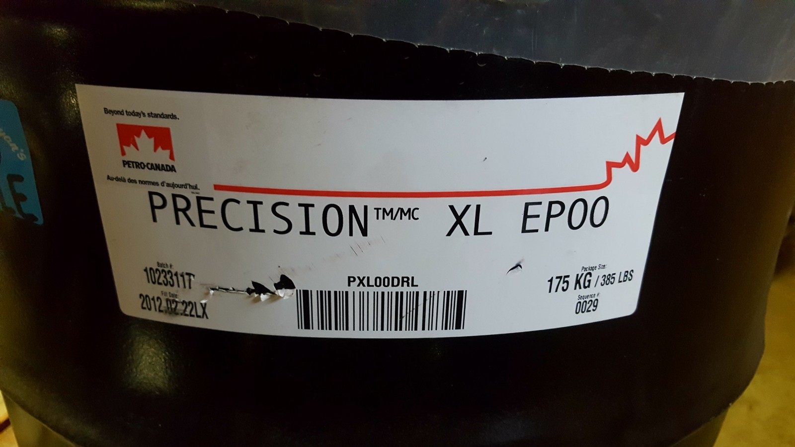 Petro Canada Precision XL EP00 drum 385lbs/175Kg Chassis Lube | eBay