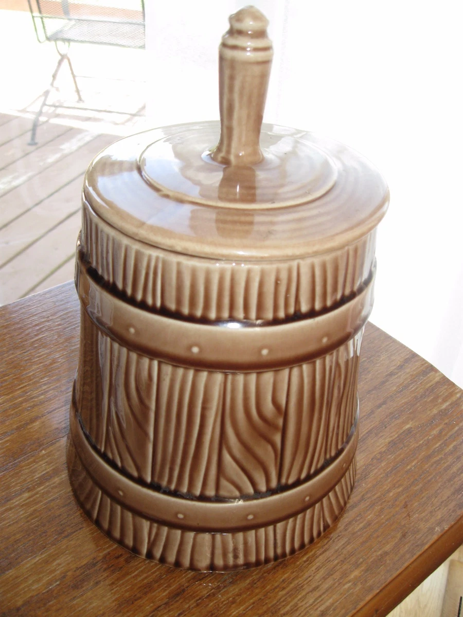 Butter Churn Cookie Jar Ebay