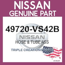 item 1 Genuine Nissan OEM 49720-VS42B HOSE & TUBE ASS 49720VS42B ...
