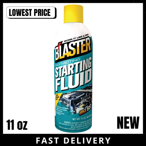 Blaster 11 oz. Fast-Acting Engine Starting Fluid Spray, Quick Start for ...