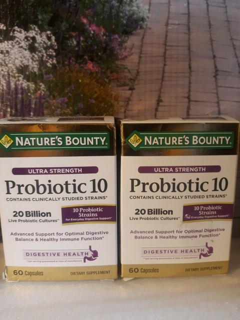 Nature's Bounty Ultra Strength Advanced Probiotic 10 Supplement 60 ...