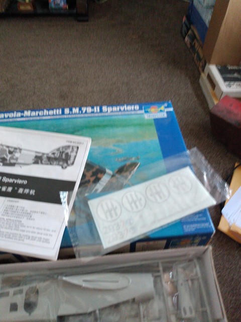 Trumpeter 02817 1/48 Savoia-marchetti Sm79-ii SPARVIERO WWII Italian ...