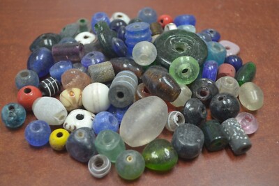100+ PCS ASSORTED MIX BULK RANDOM GLASS BEADING BEADS 1 LB #08 | eBay