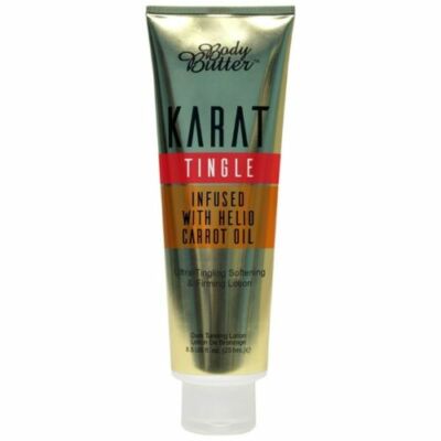 KARAT BODY BUTTER ULTRA TINGLE HOT SUNBED TANNING LOTION CREAM + FREE ...