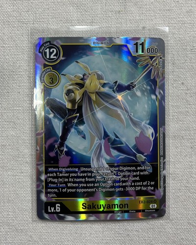 Sakuyamon EX2-024 Super Rare Near Mint Digimon TCG (Has Not Been Used!) Level 6 | eBay