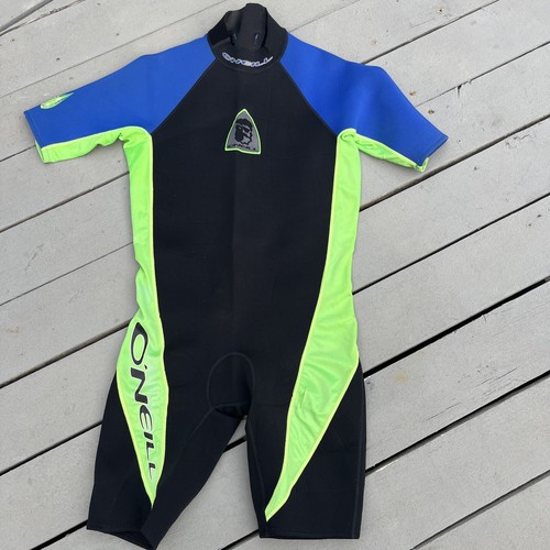 O’NEILL Wetsuit Mens M Short Sleeves Shorty Back Zip Scuba Surf Ocean ...