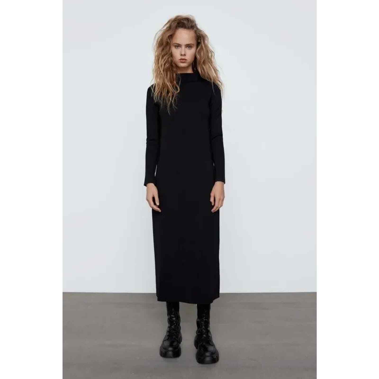 Zara Black Limited Edition Oversized Knit Long Sleeve… - Gem