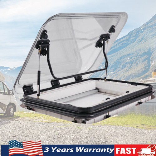 Roof Window For Caravan RV Skylight Roof Vent Hatch W/LED Light 800 x ...